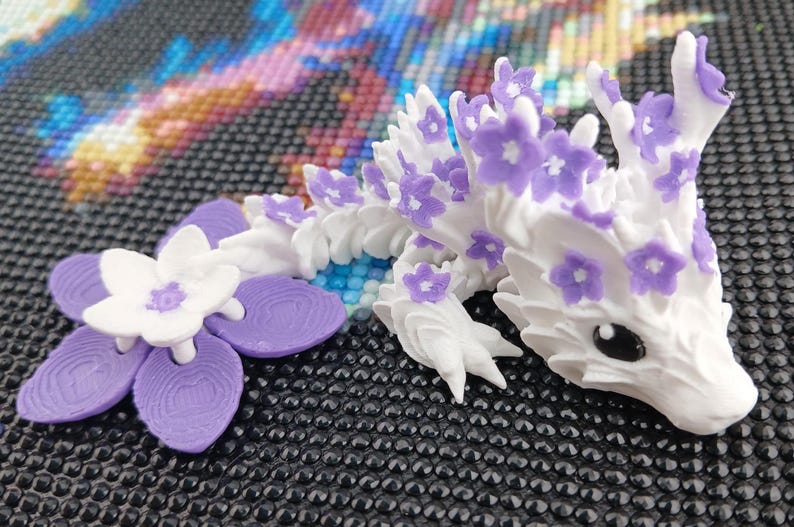 Dragon Cover Minder: Magnetic Fidget Buddy - Diamond Art Accessory - Etsy