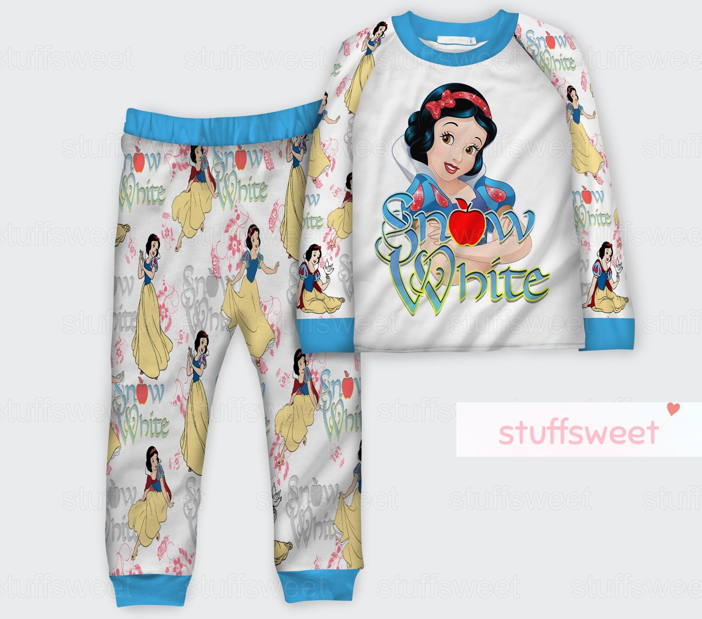 Christmas Snow White Family Pajamas Set, Disney Princess Pajamas sold ...