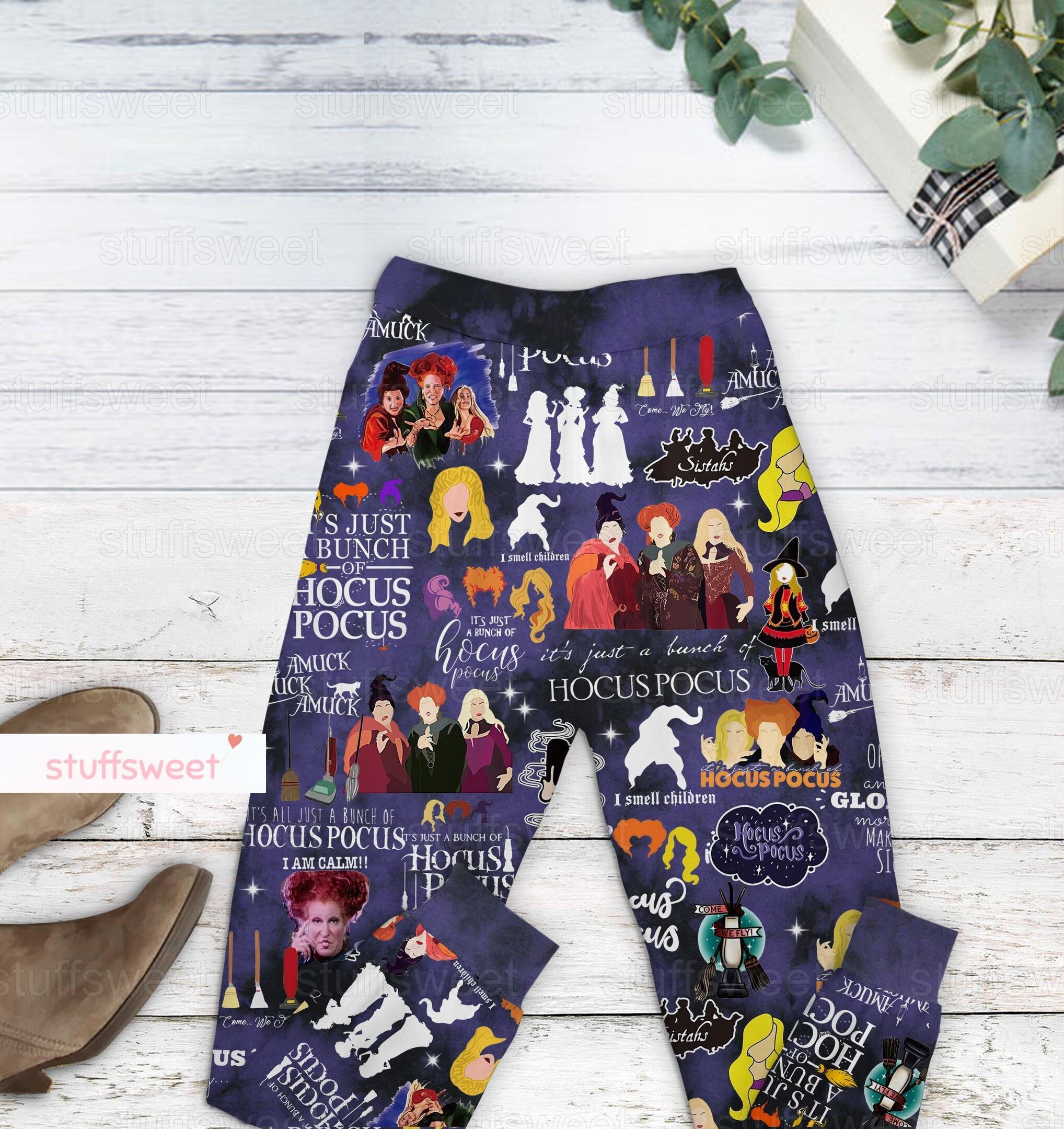 Christmas Hocus Pocus Pajamas Set, Hocus Pocus Pajamas Pants, It Just A ...