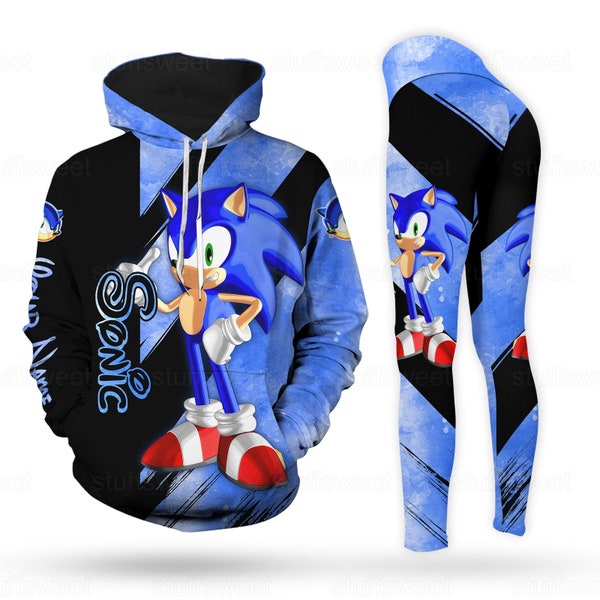 Sonic the Hedgehog Hoodie - Etsy UK