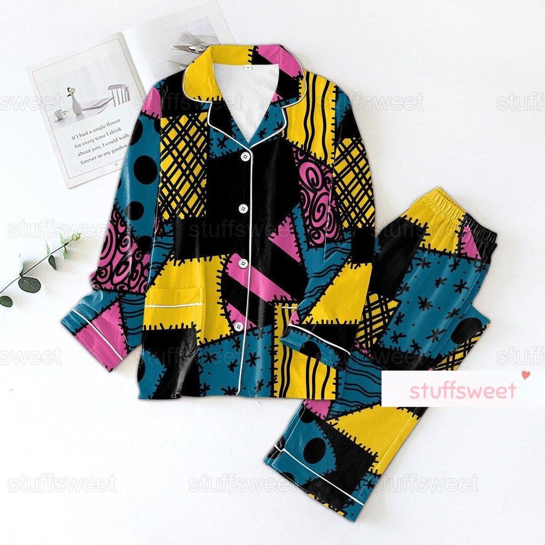 Christmas Sally Pajamas Set Sally Cosplay Pajamas Nightmare - Etsy