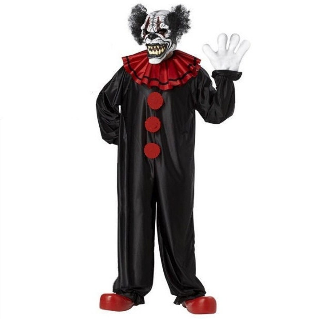 Halloween Scary Demon Clown, Cosplay Costume, Deadly and Deranged Clown ...