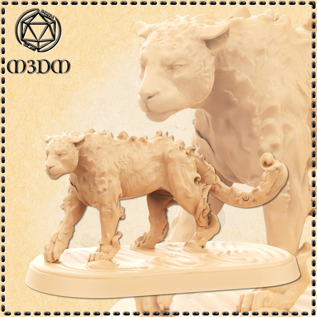 Water Leopard | Dungeons and Dragons Characters | Tabletop Minis ...