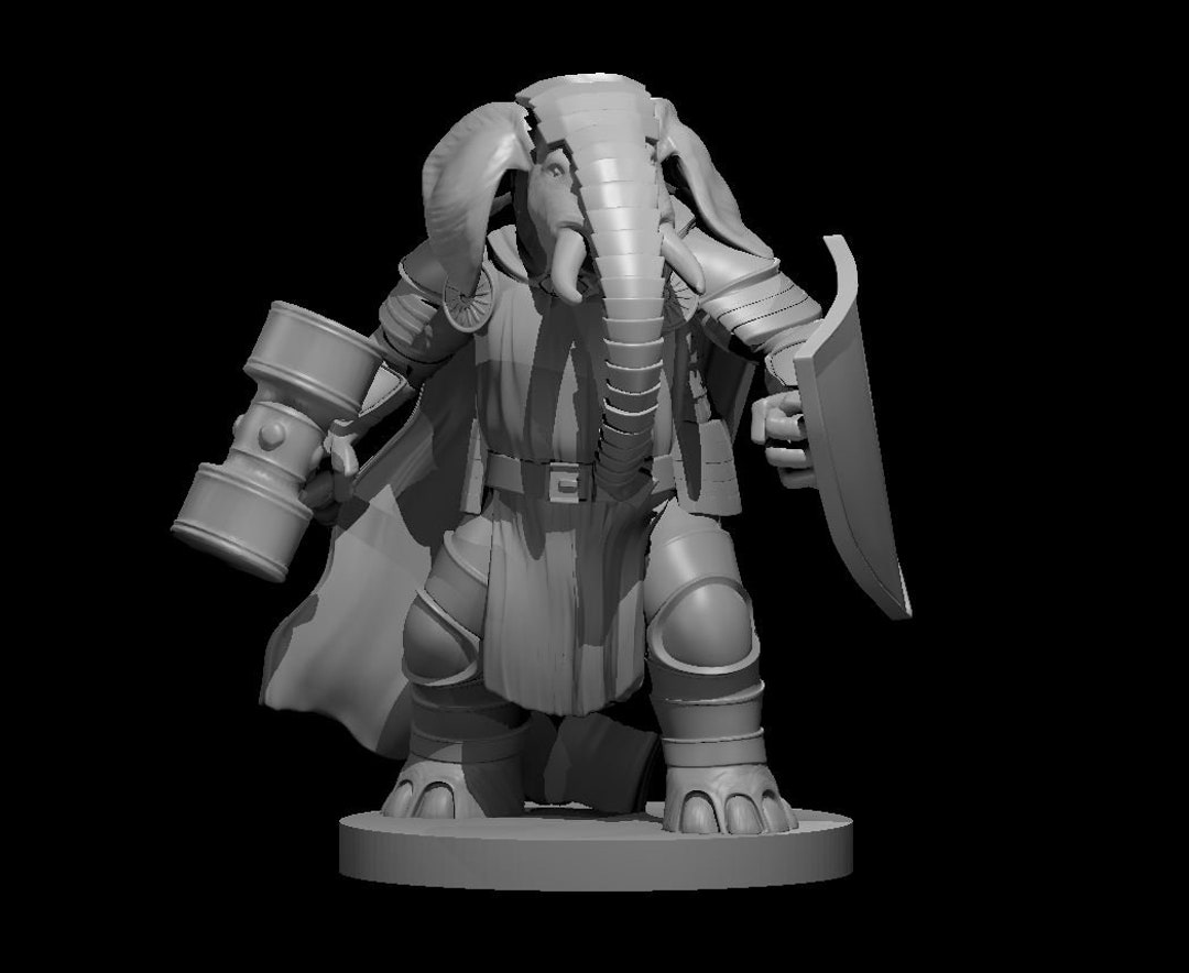 Loxodon Paladin | Dungeons and Dragons Characters | Tabletop Minis ...