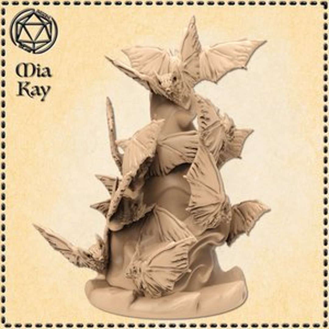 Bat Swarm | Dungeons and Dragons Characters | Tabletop Minis ...