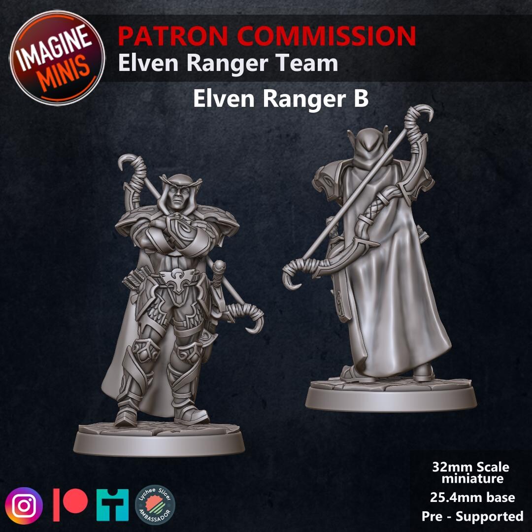 Elven Ranger | Dungeons and Dragons Characters | Tabletop Minis ...