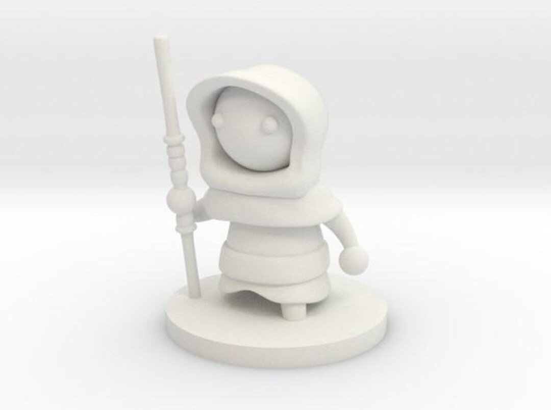 Monk Dungeons and Dragons Characters Tabletop Minis Minimalist Minis - Etsy