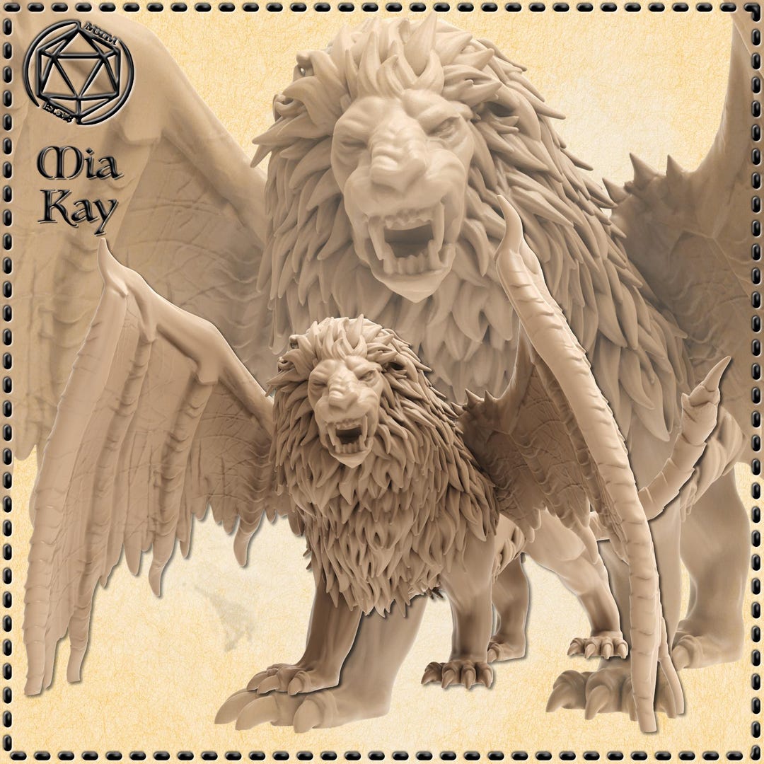 Manticore | Dungeons and Dragons Characters | Tabletop Minis ...