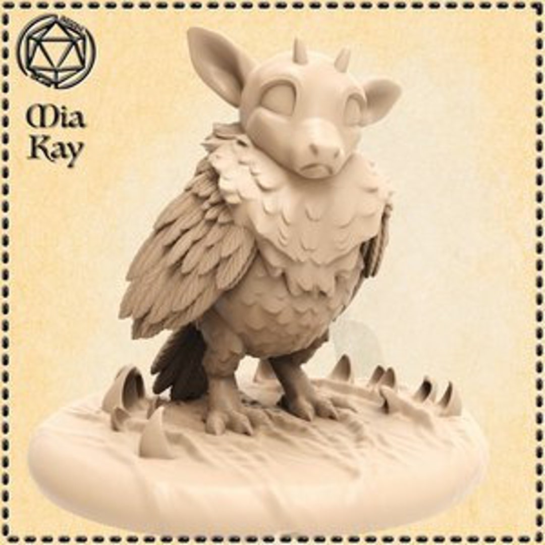 Baby Peryton | Dungeons and Dragons Characters | Tabletop Minis ...