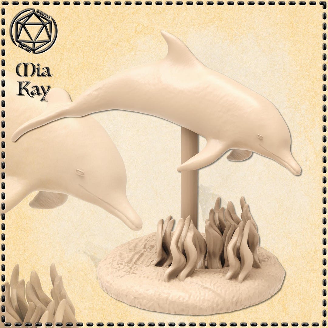 Dolphin | Dungeons and Dragons Characters | Tabletop Minis | Unpainted ...