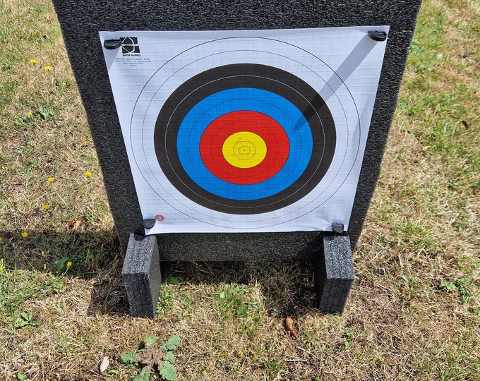 3D Archery Target Cube. Comes Complete With 2 Paper Targets and Pins ...