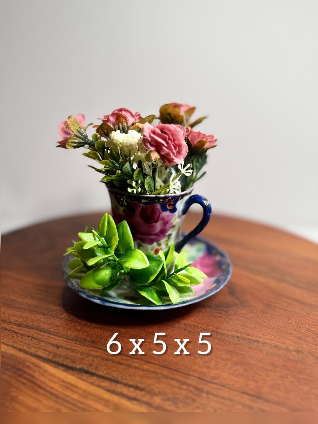 Teacup, Teacup Floral Arrangement, Teacup Faux Floral Arrangement ...