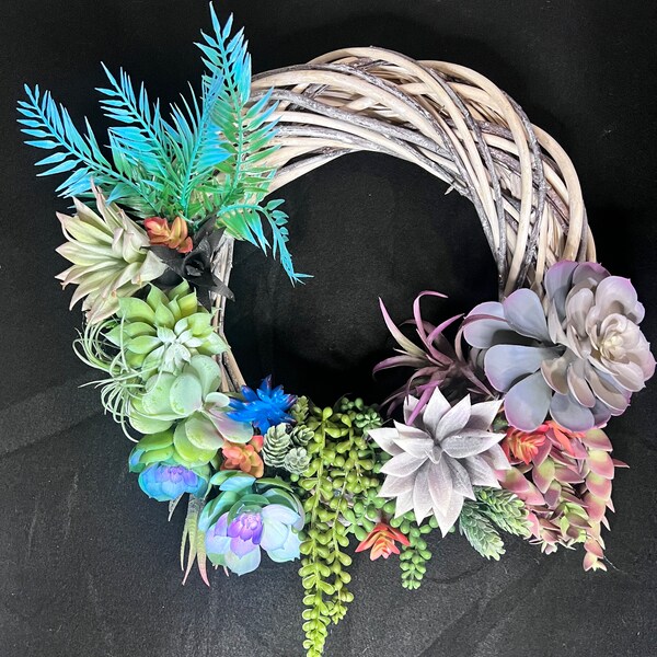 Succulent Wreath - Etsy