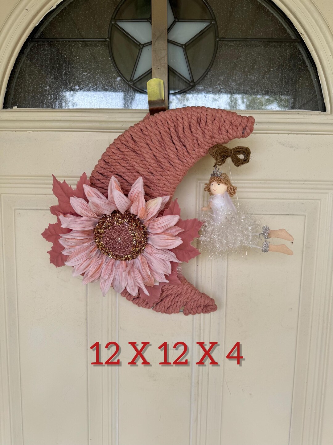 Crescent Moon, Crescent, Moon, Crescent Moon Door Wreath, Crescent Moon ...