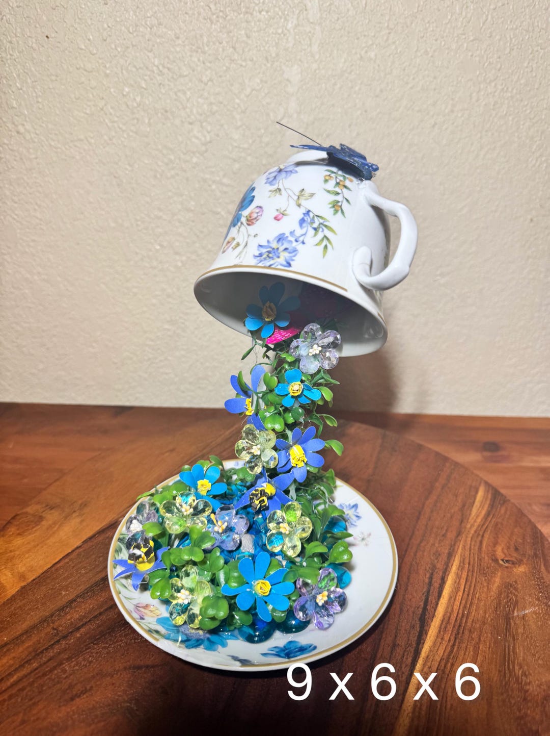 Floating Tea Cup, Elavated Tea Cup, Centerpiece, Teacup Centerpiece ...