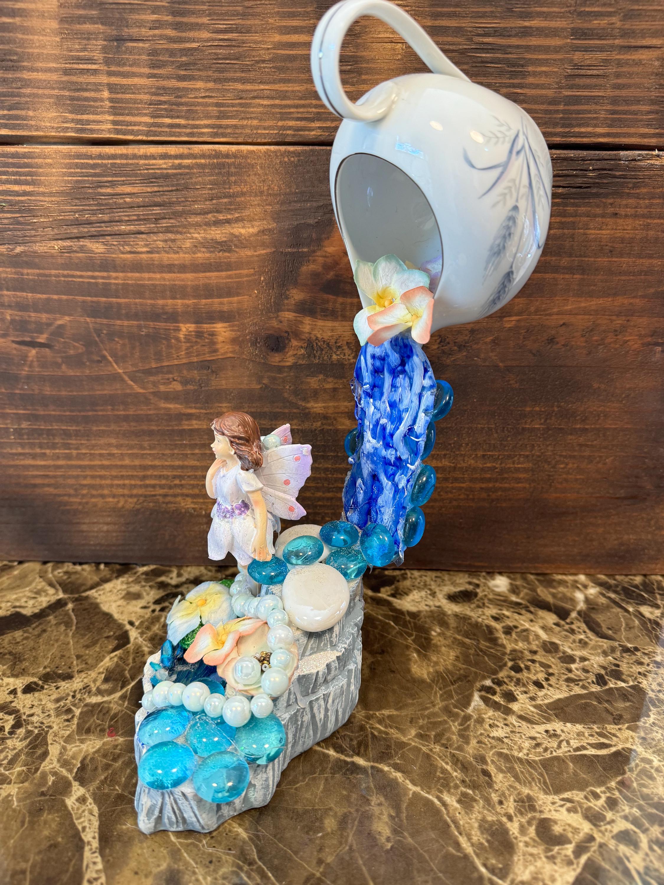 Floating Teapot, Teapot With Fairy, Teapot Waterfall, Elavated Teapot ...