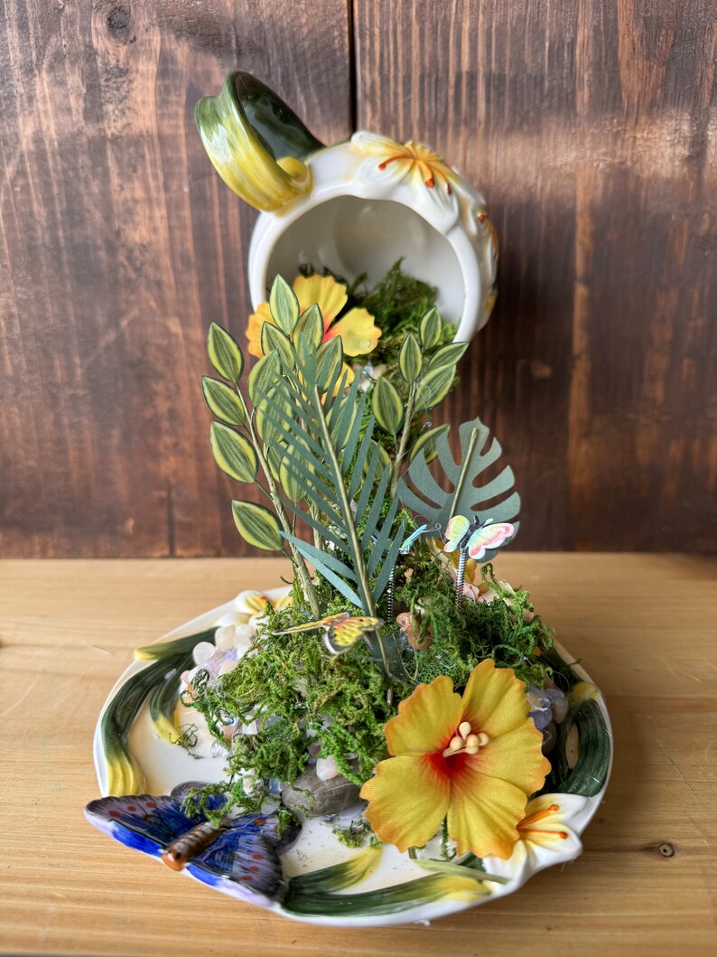 Floating Teacup Decor, Tea Cup Decor, Teacup Gift, Table Decor, Teacup ...