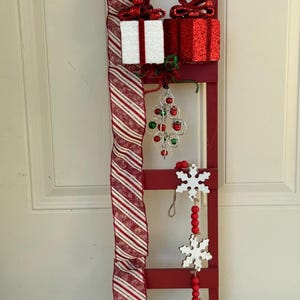 Christmas Ladder, Christmas Wall Decor, Christmas Porch Decor ...