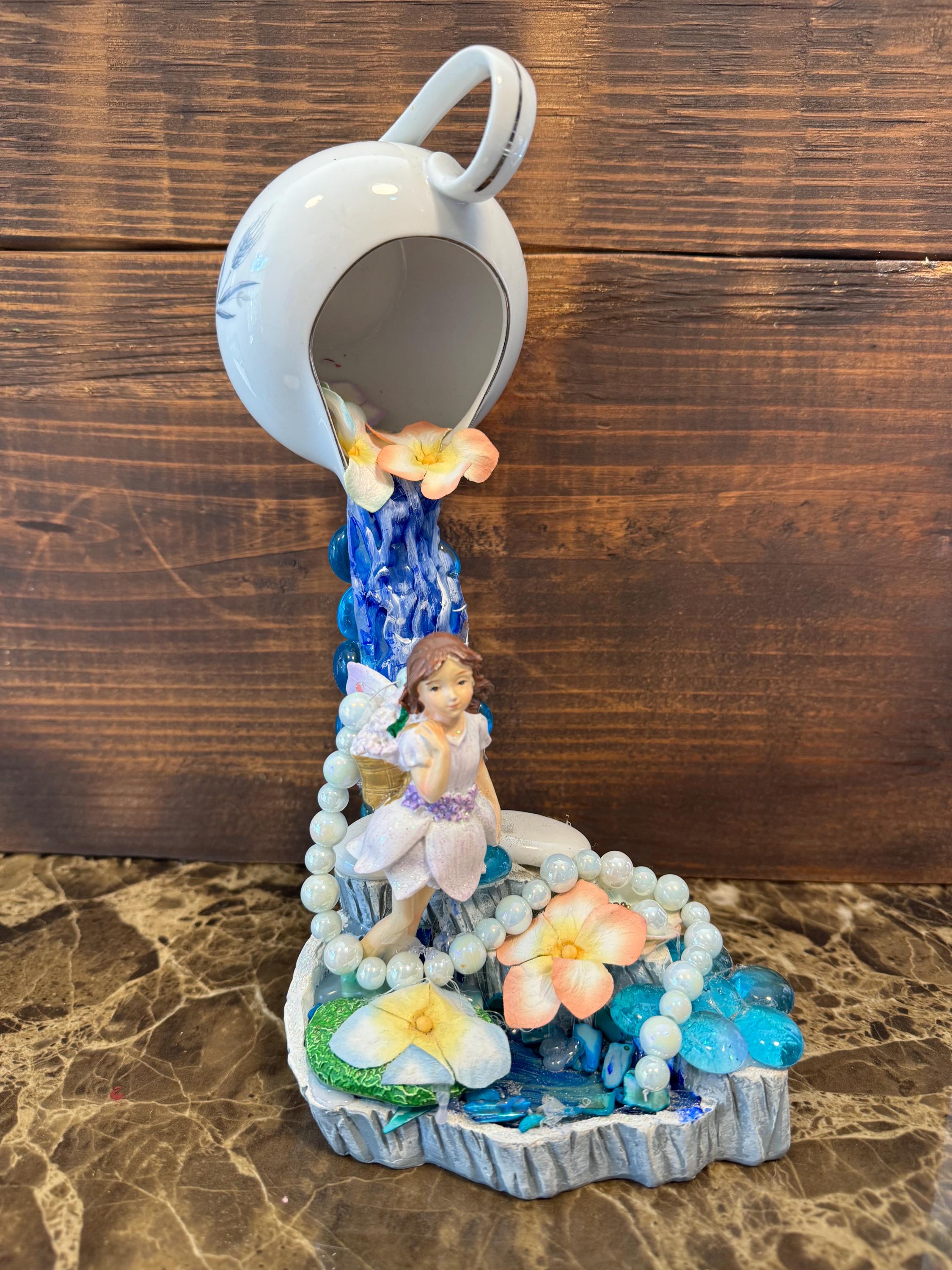 Floating Teapot, Teapot With Fairy, Teapot Waterfall, Elavated Teapot ...