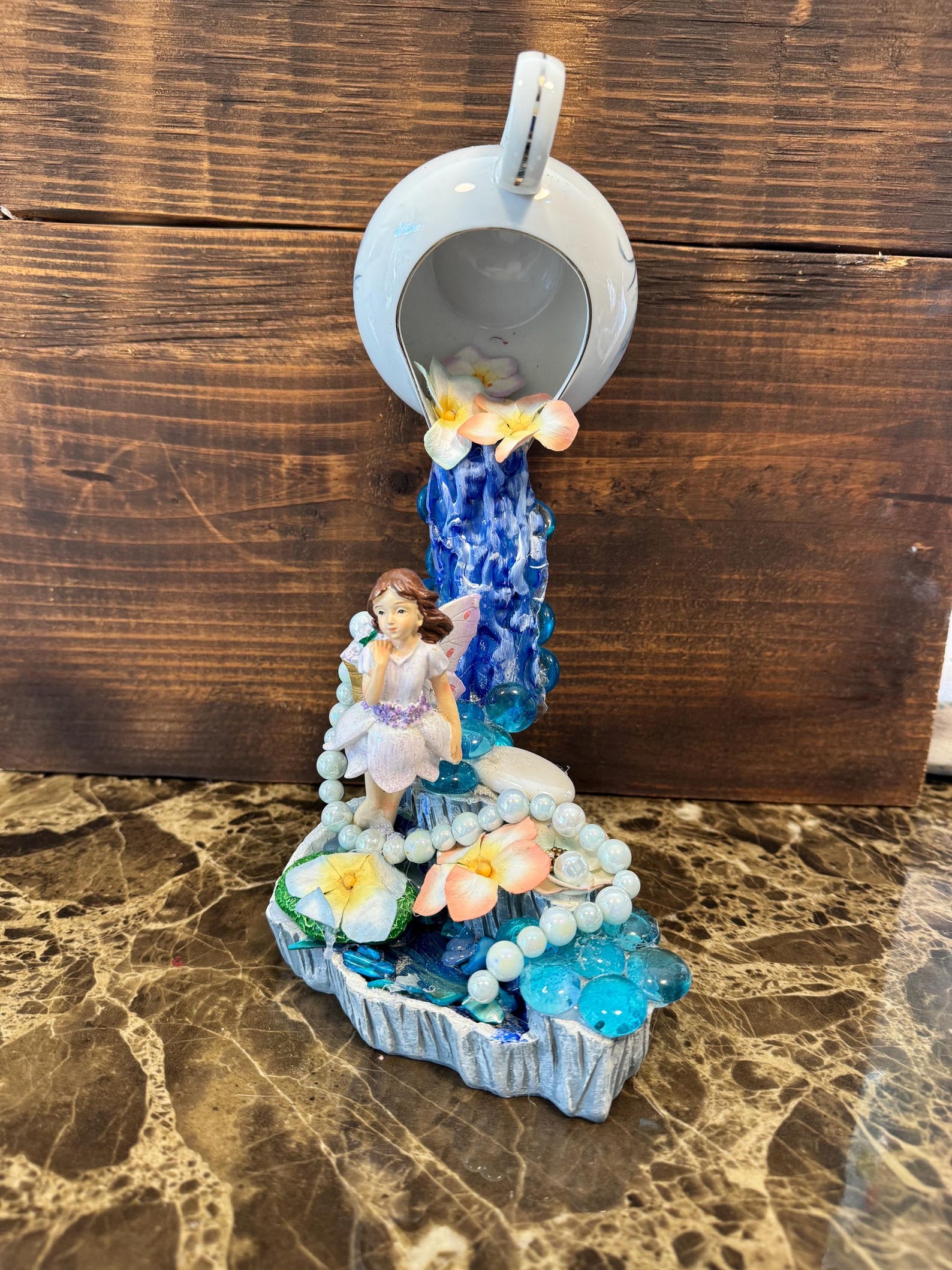 Floating Teapot, Teapot With Fairy, Teapot Waterfall, Elavated Teapot ...