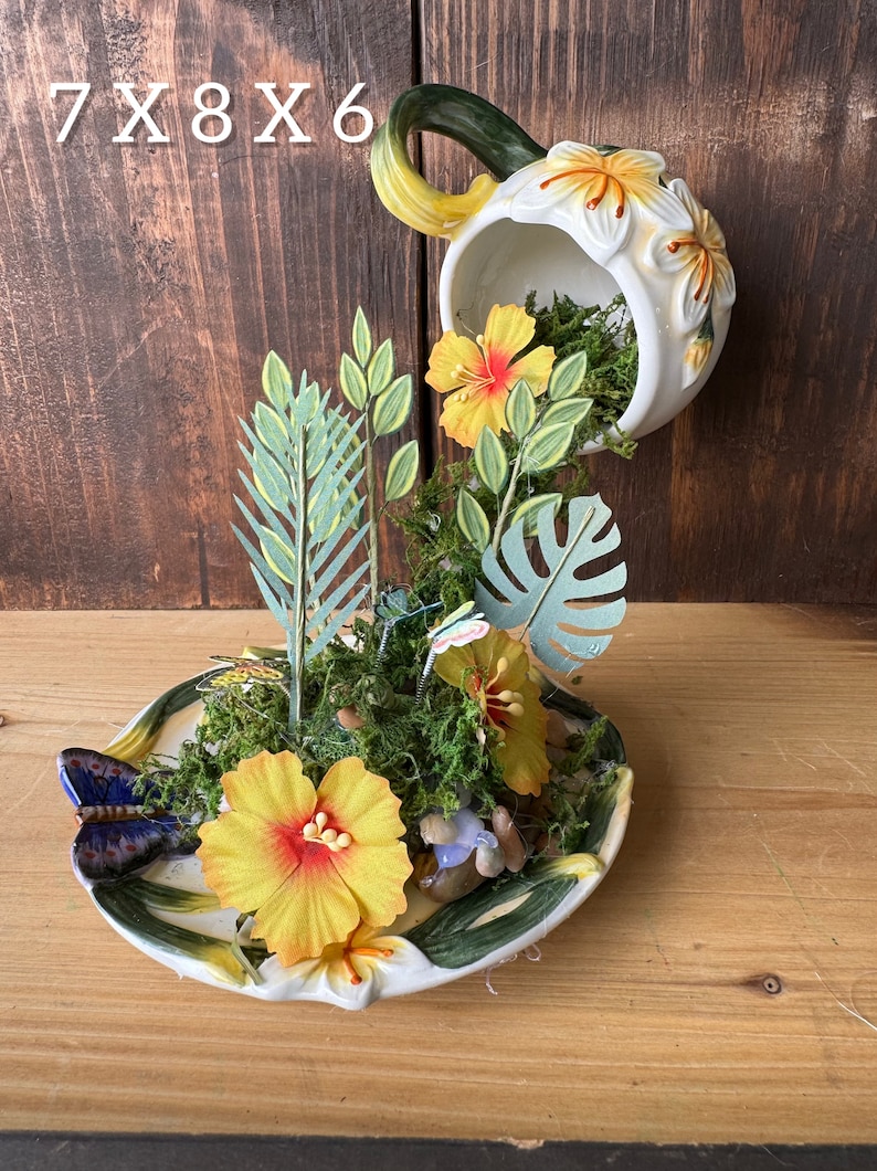 Floating Teacup Decor, Tea Cup Decor, Teacup Gift, Table Decor, Teacup ...