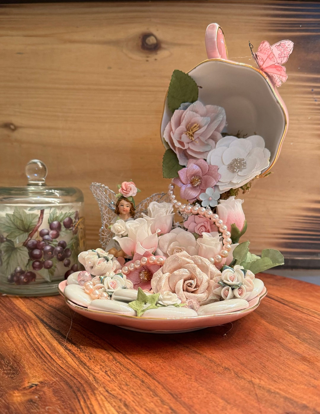 Tea Cup, Floating Teacup, Teacup, Teacup Floral, Teacup Centerpiece ...