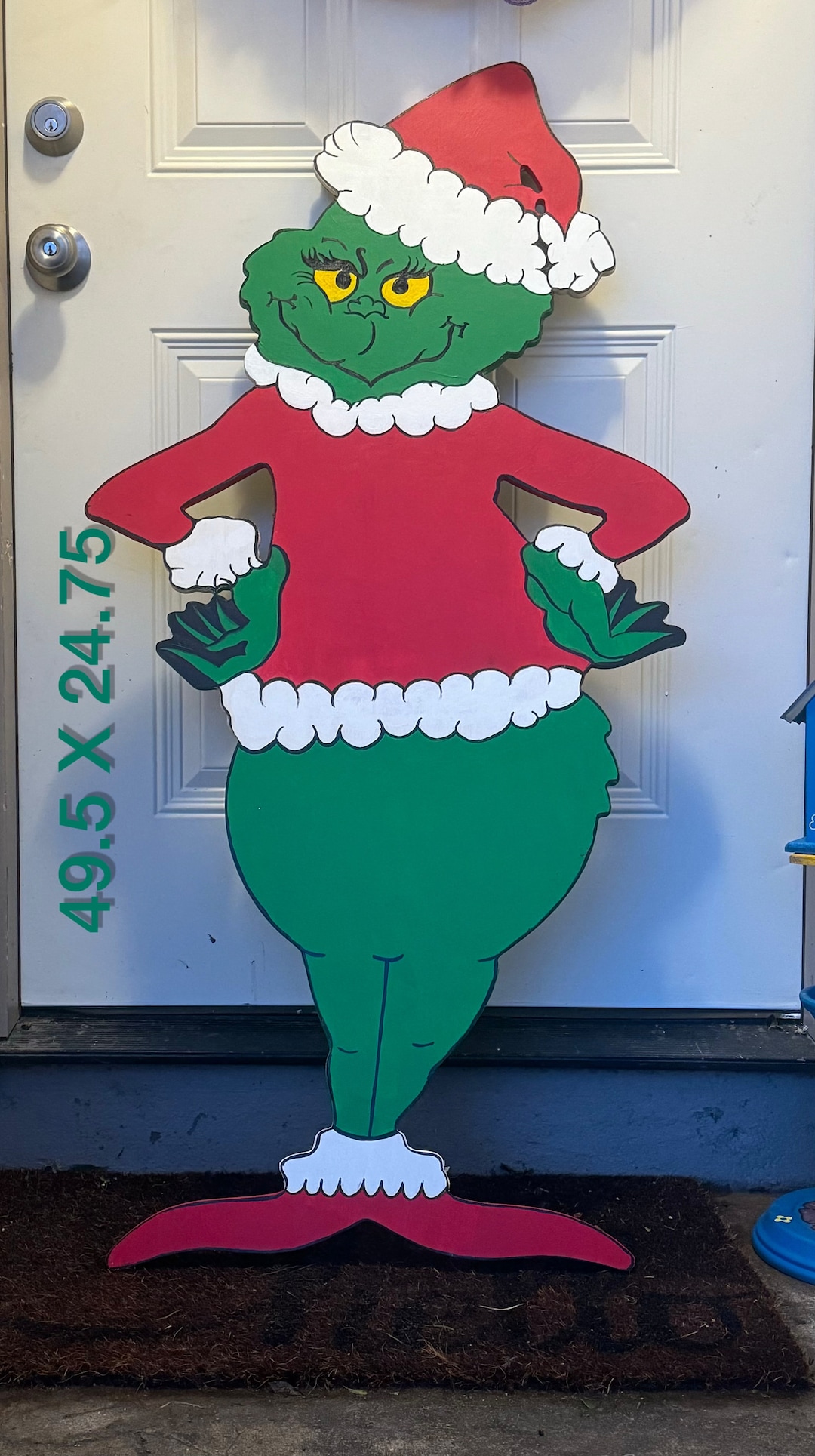 Grinch Yard Decor, Grinch Wood Display, Grinch Christmas Decor, Grinch ...