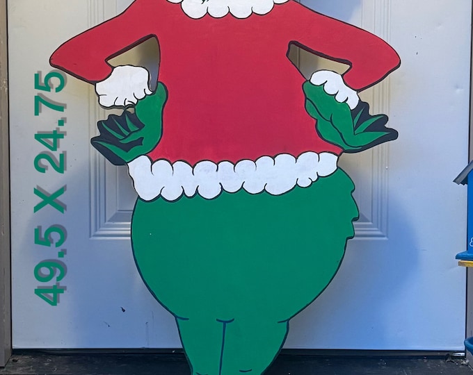 Grinch Yard Decor, Grinch Wood Display, Grinch Christmas Decor, Grinch ...