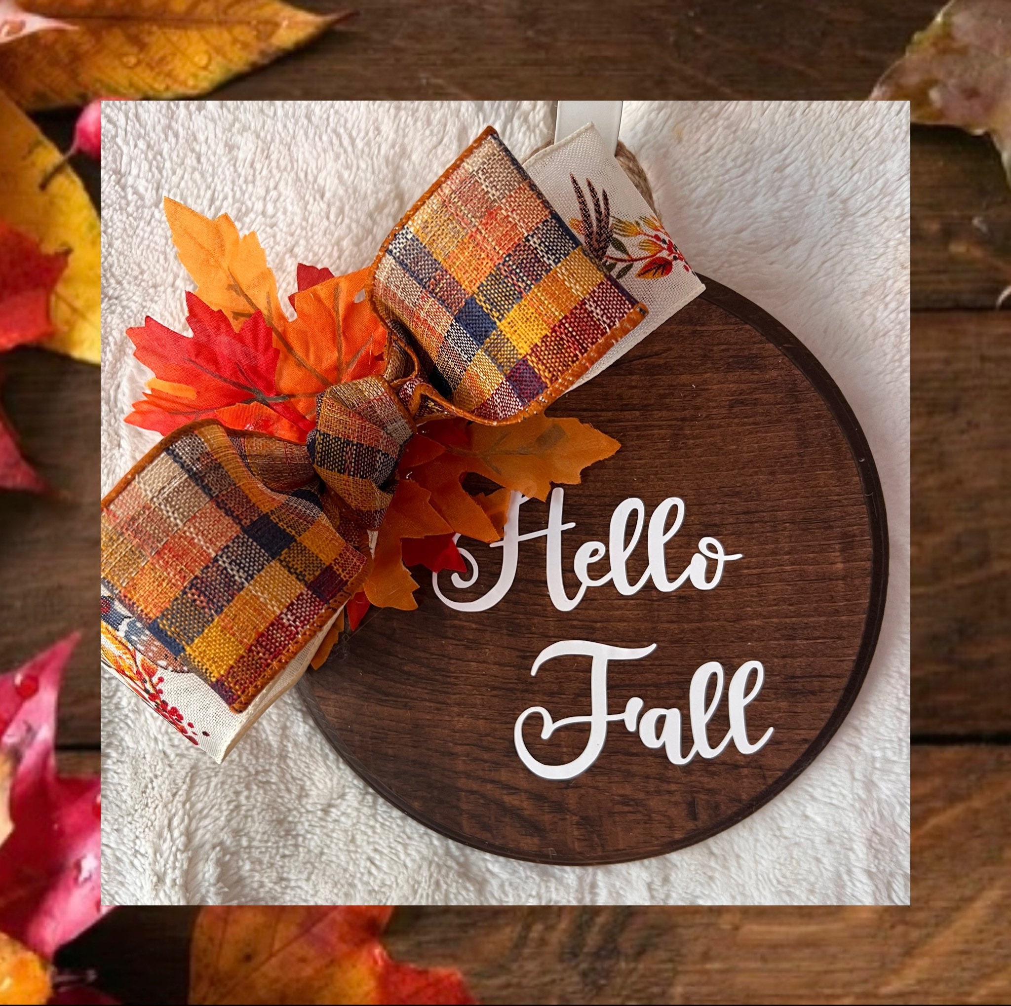 Hello Fall Signs to Hang - Etsy