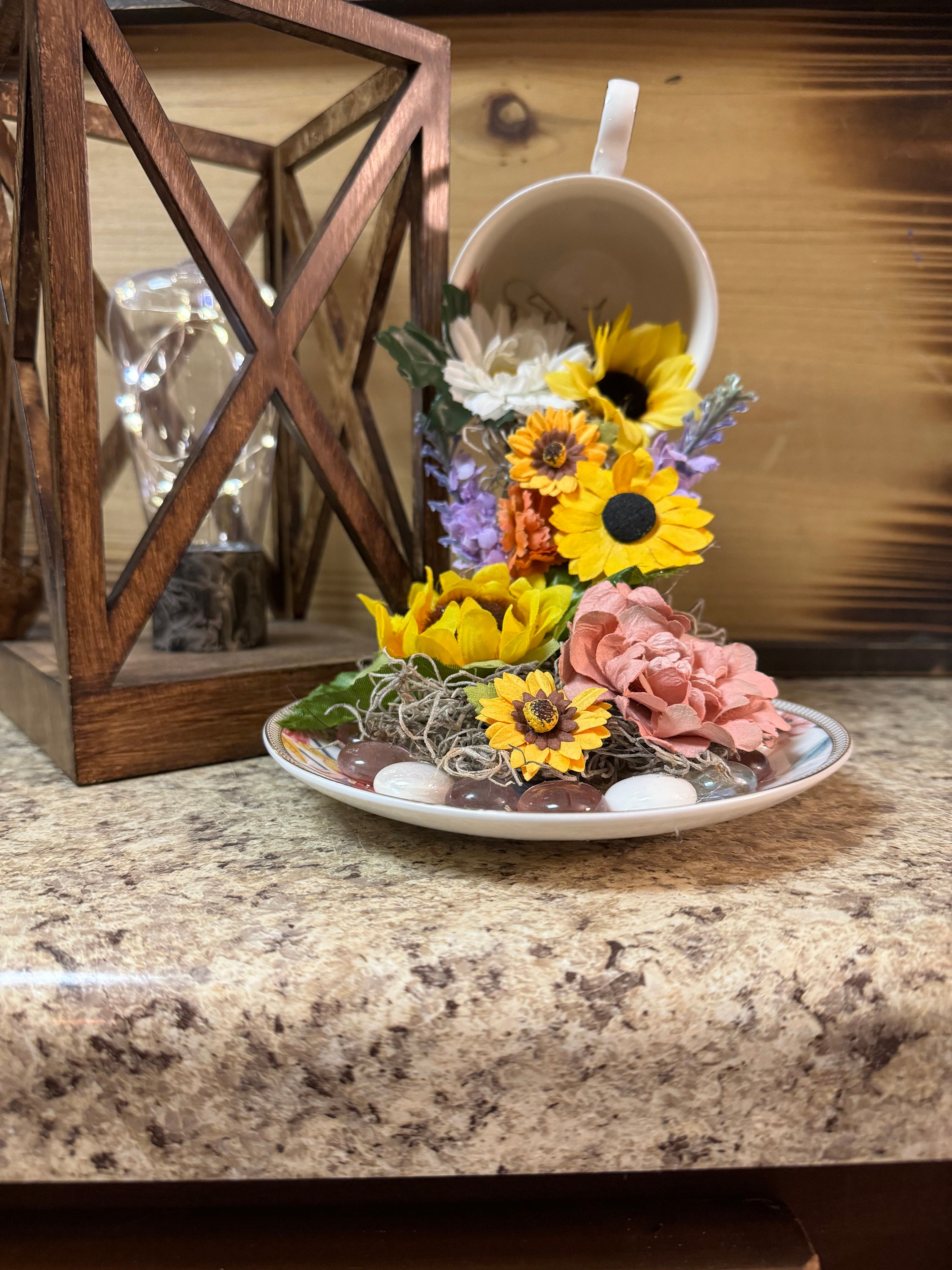 Floating Tea Cup, Floating Teacup, Teacup Floral Arrangement ...