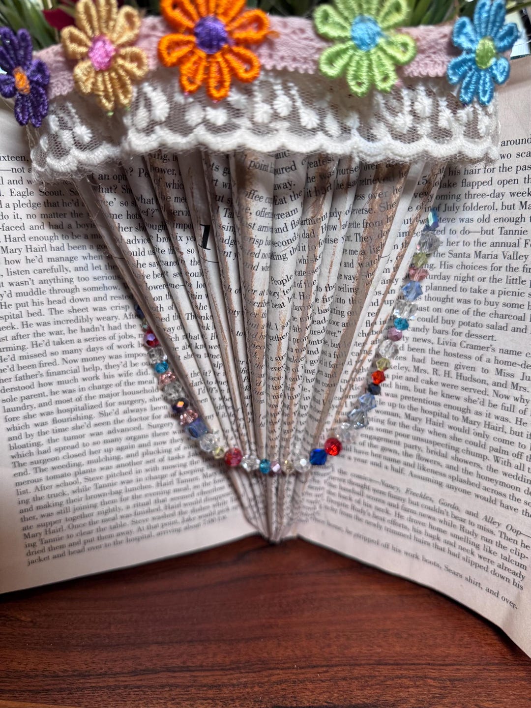 Pre Loved Book Bouquet, Book Floral Arrangement, Book Art, Gift for ...