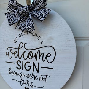 Funny Door Sign, Funny Door Round, Funny Home Decor, Door Sign, Funny ...