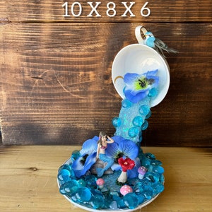 Tea Cup, Floating Tea Cup, Water Fall Teacup, Teacup Home Decor ...