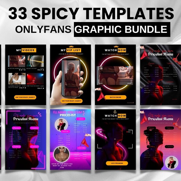 Onlyfans Tip Menu - Etsy