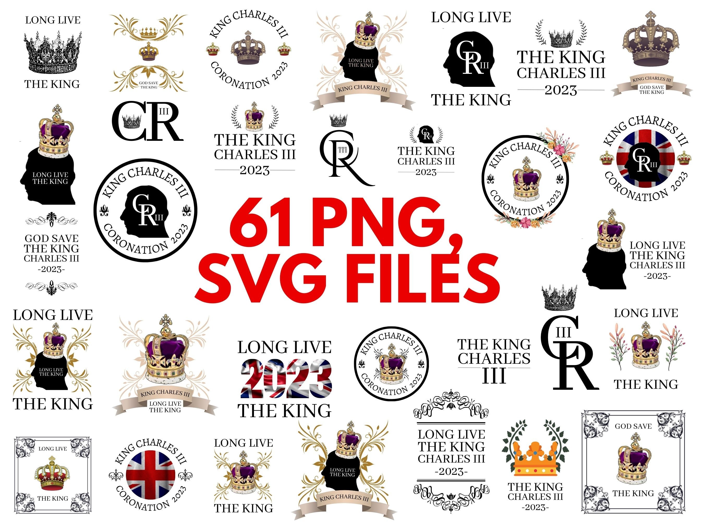 King Charles Iii Coronation Png and Svg Bundle England Royal - Etsy Canada