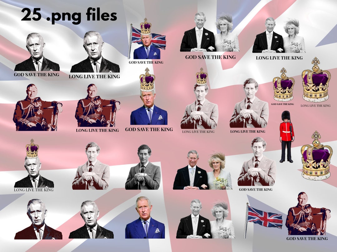 King Charles Iii Coronation Png Prince Charles Svg Royal - Etsy Finland