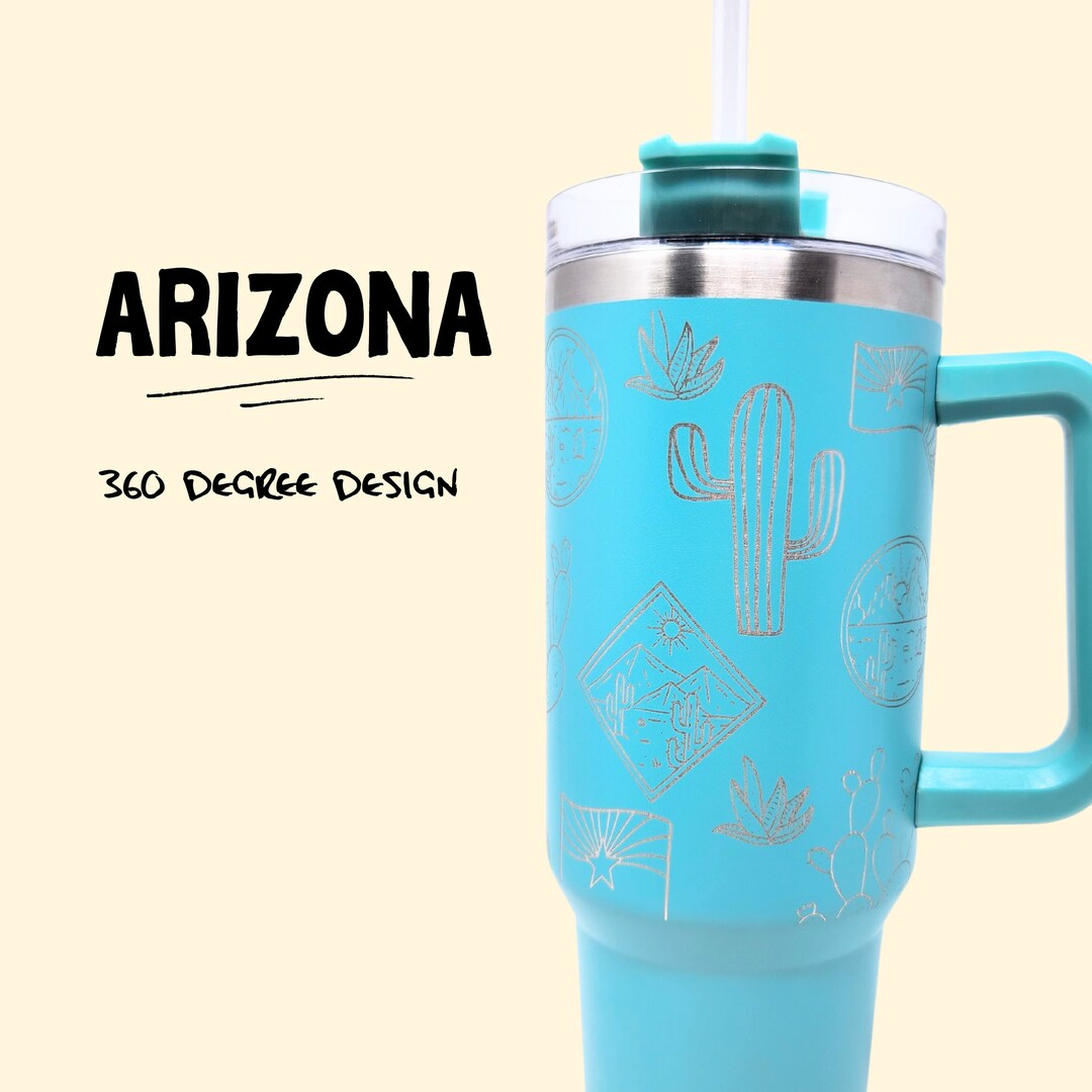 Arizona Full/half Design, 20oz Tumbler, Can Cooler, 40oz Tumblers, 30oz ...