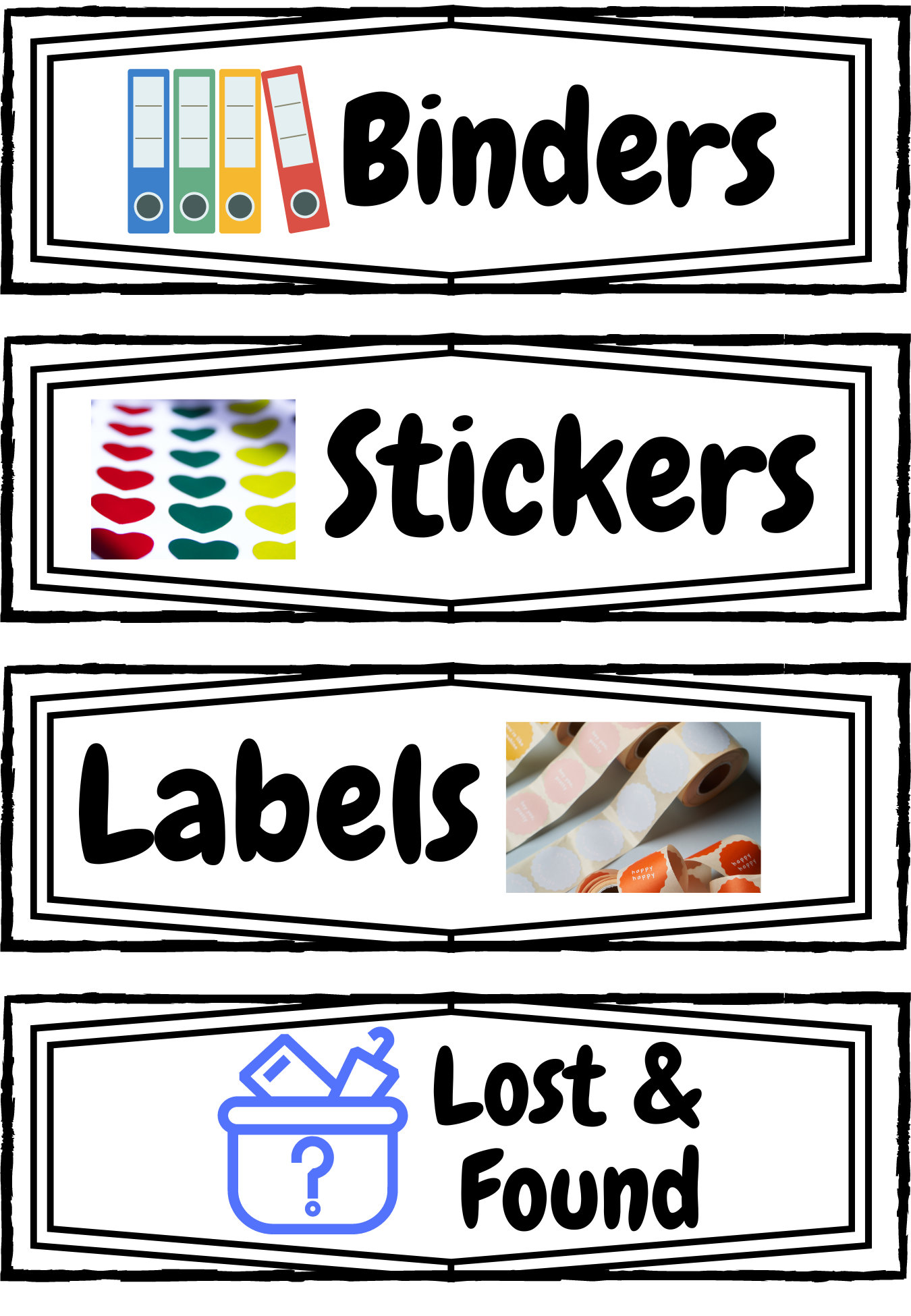 Printable Downloadable Classroom Bin Labels School Supplies Labels ...