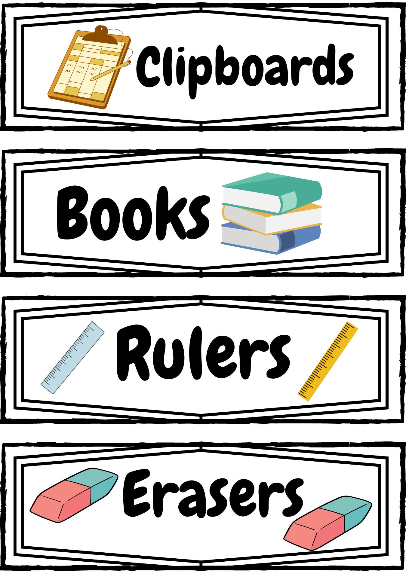 Printable Downloadable Classroom Bin Labels School Supplies Labels ...