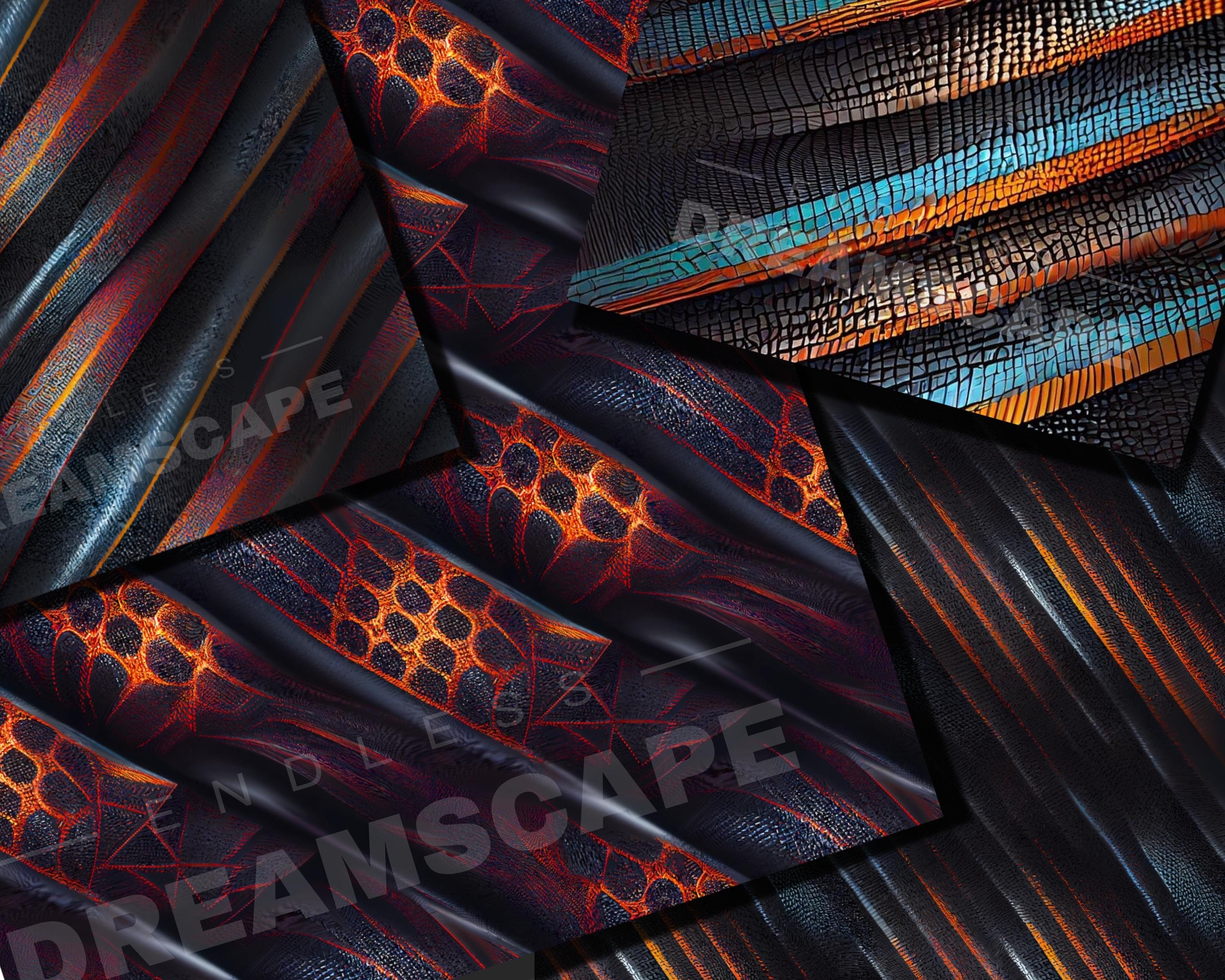 Repeating Background Scifi Seamless Pattern Carbon Fiber Digital Paper ...