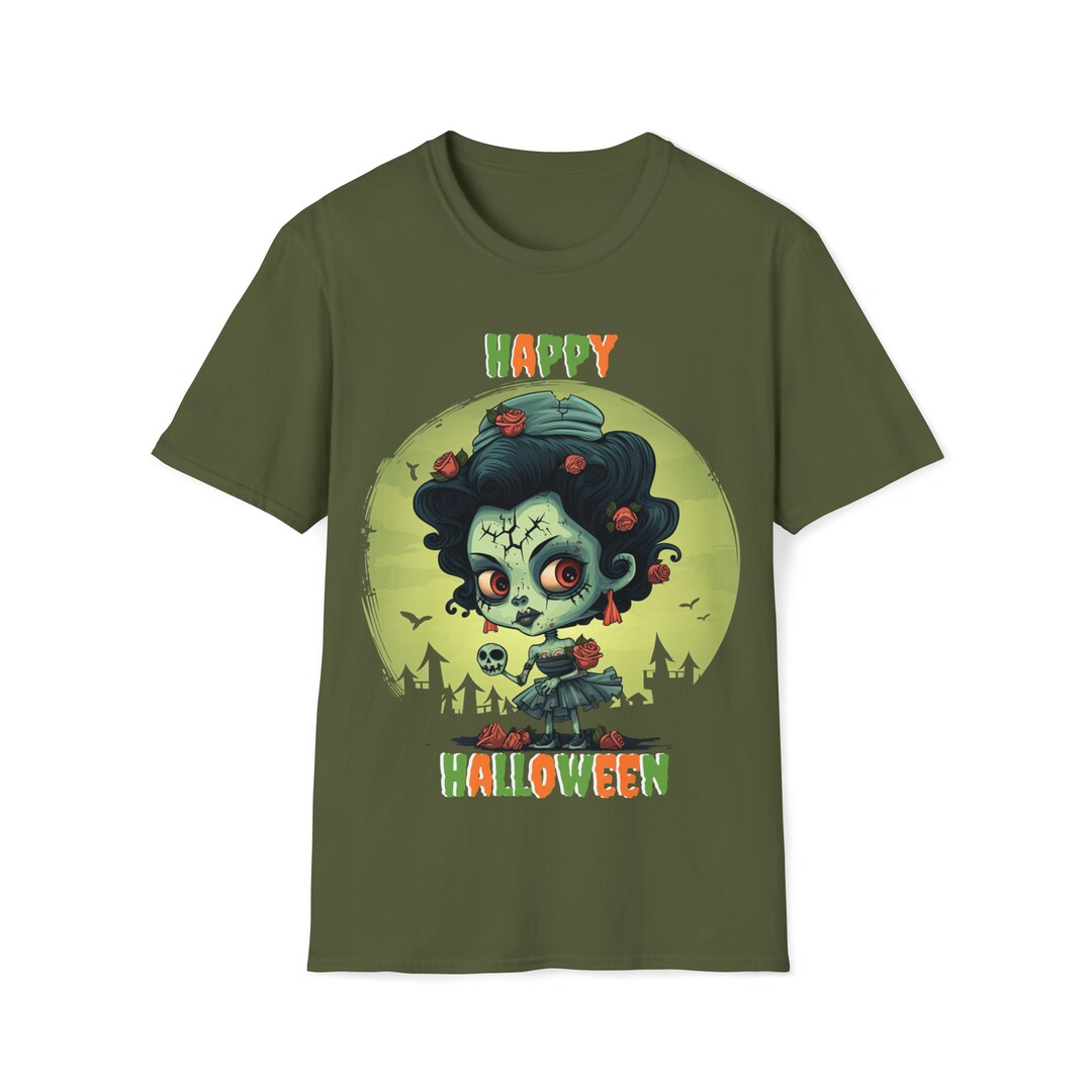 Betty Boop Zombie in Halloween (softstyle T-shirt) - Etsy