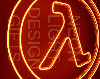 Neon Sign Half Life - Etsy