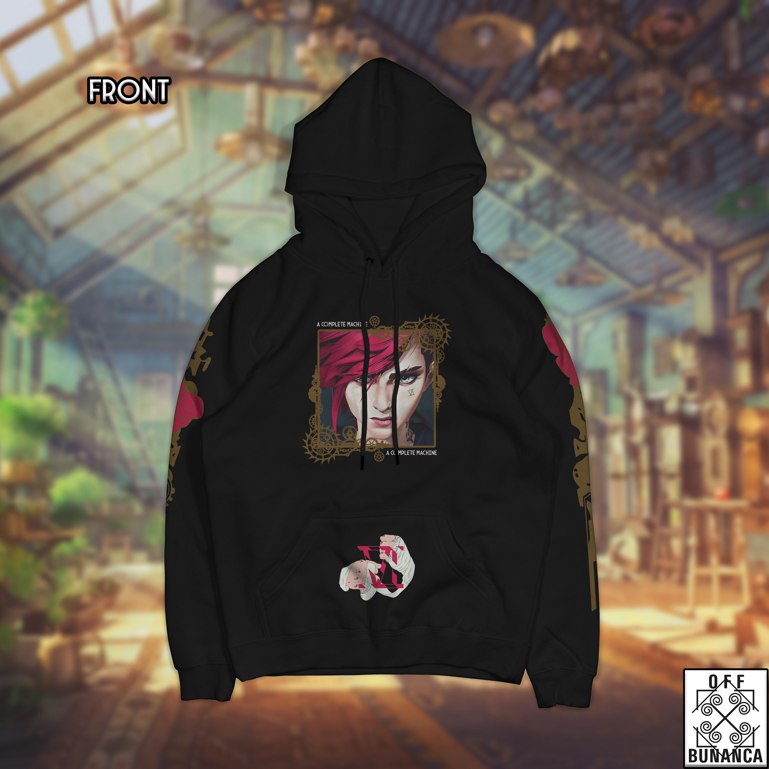 Vi Arcane Hoodie Jinx Silco Ekko Arcane Viktor Hoodie - Etsy