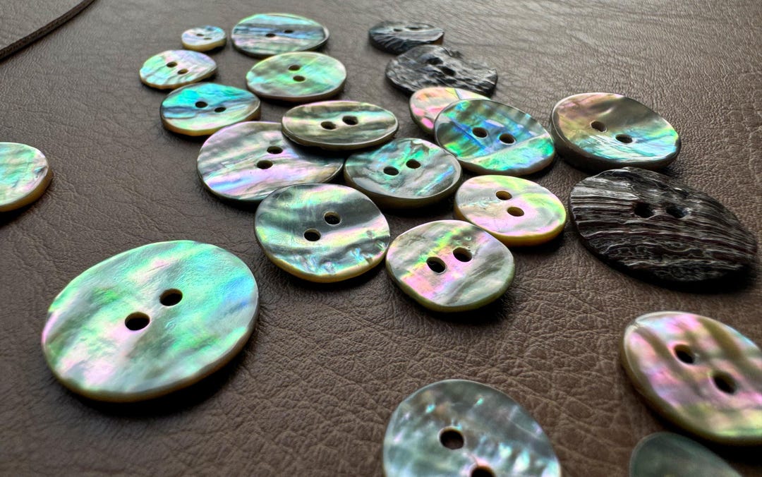 Abalone Shell Buttons,gold Buttons,natural Shell Buttons,high-grade ...