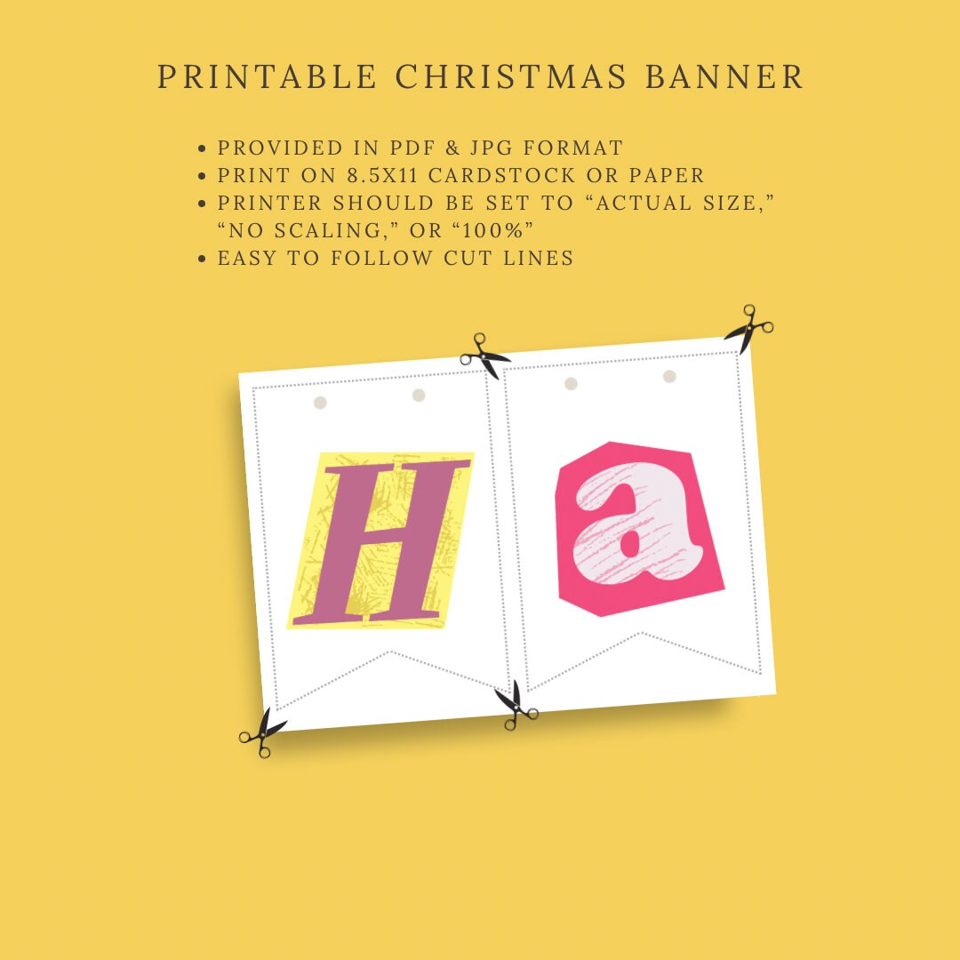 Printable Happy Birthday Sign, Pink Happy Birthday Sign, Magazine ...