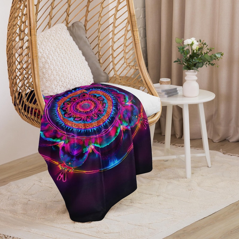 Blacklight Bedding - Etsy