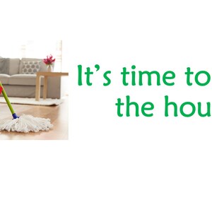 English Powerpoint Lesson, Cleaning the House, Inter ESL Class, PPT ...