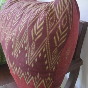 Extra Long Red Tribal Print Pillowcase, Large Body Pillow, Home Decor ...