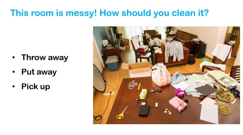 English Powerpoint Lesson, Cleaning the House, Inter ESL Class, PPT ...
