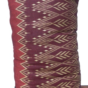 Extra Long Red Tribal Print Pillowcase, Large Body Pillow, Home Decor ...